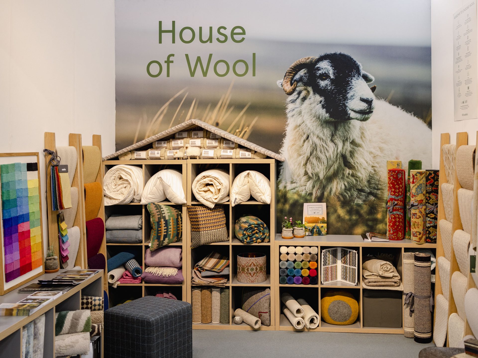 Presenting the 'House of Wool' as part of Wool Month at Decorex ...